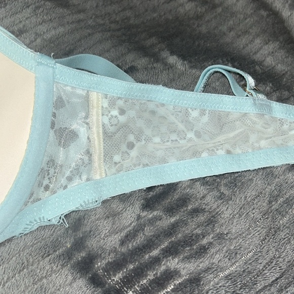 Victoria's Secret | Intimates & Sleepwear | Light Blue Lace Push Up Bra ...